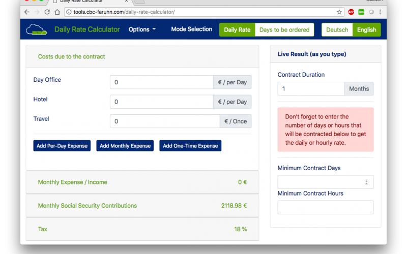 Daily Rate Calculator CBC Blog Daily Rate Calculator CBC Blog